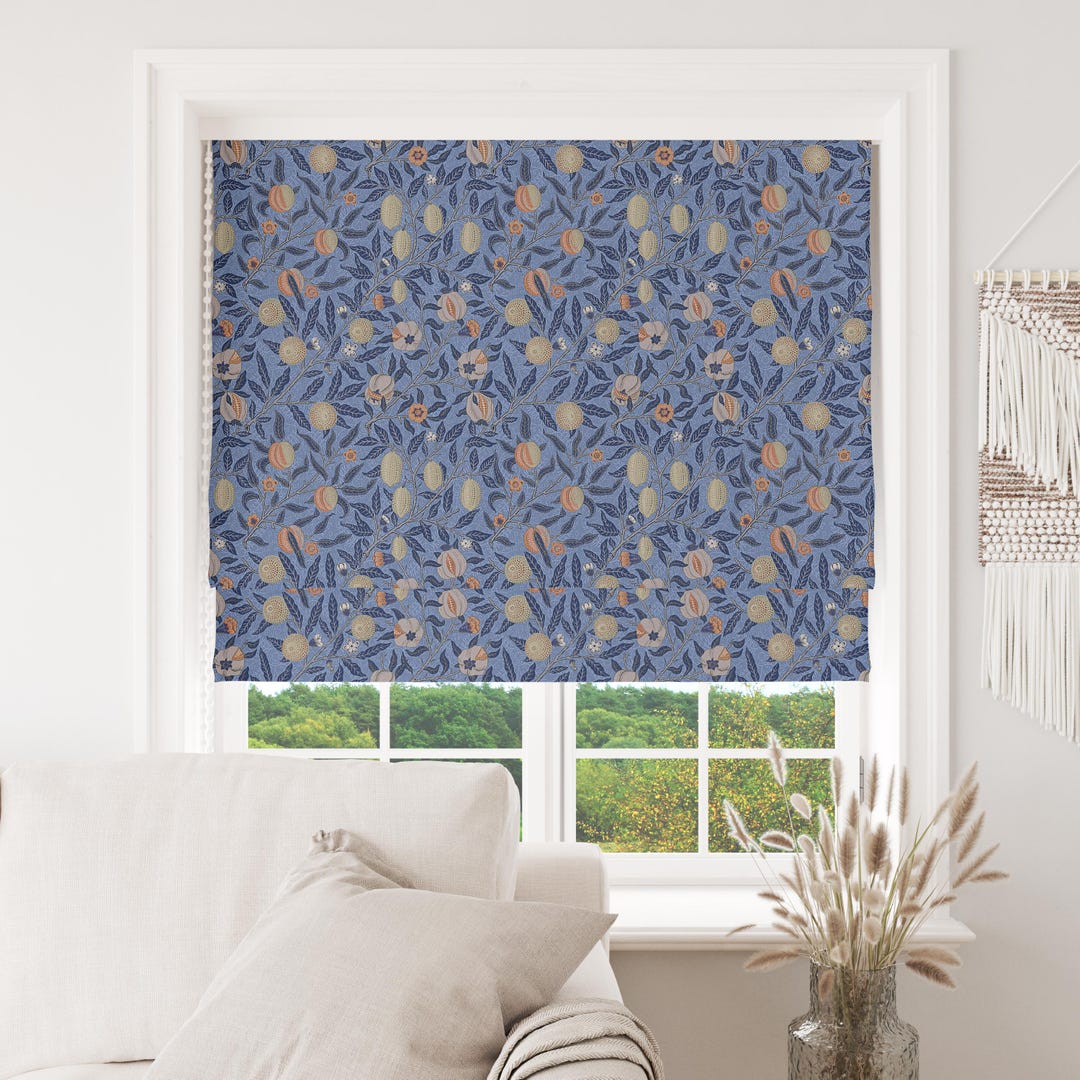 Custom Made to Measure Roman Blind Shade William Morris POMEGRANATE ...