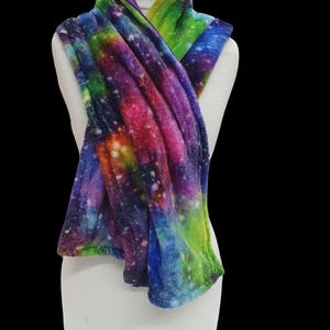 Galaxy Cuddle Fleece Scarf - Etsy