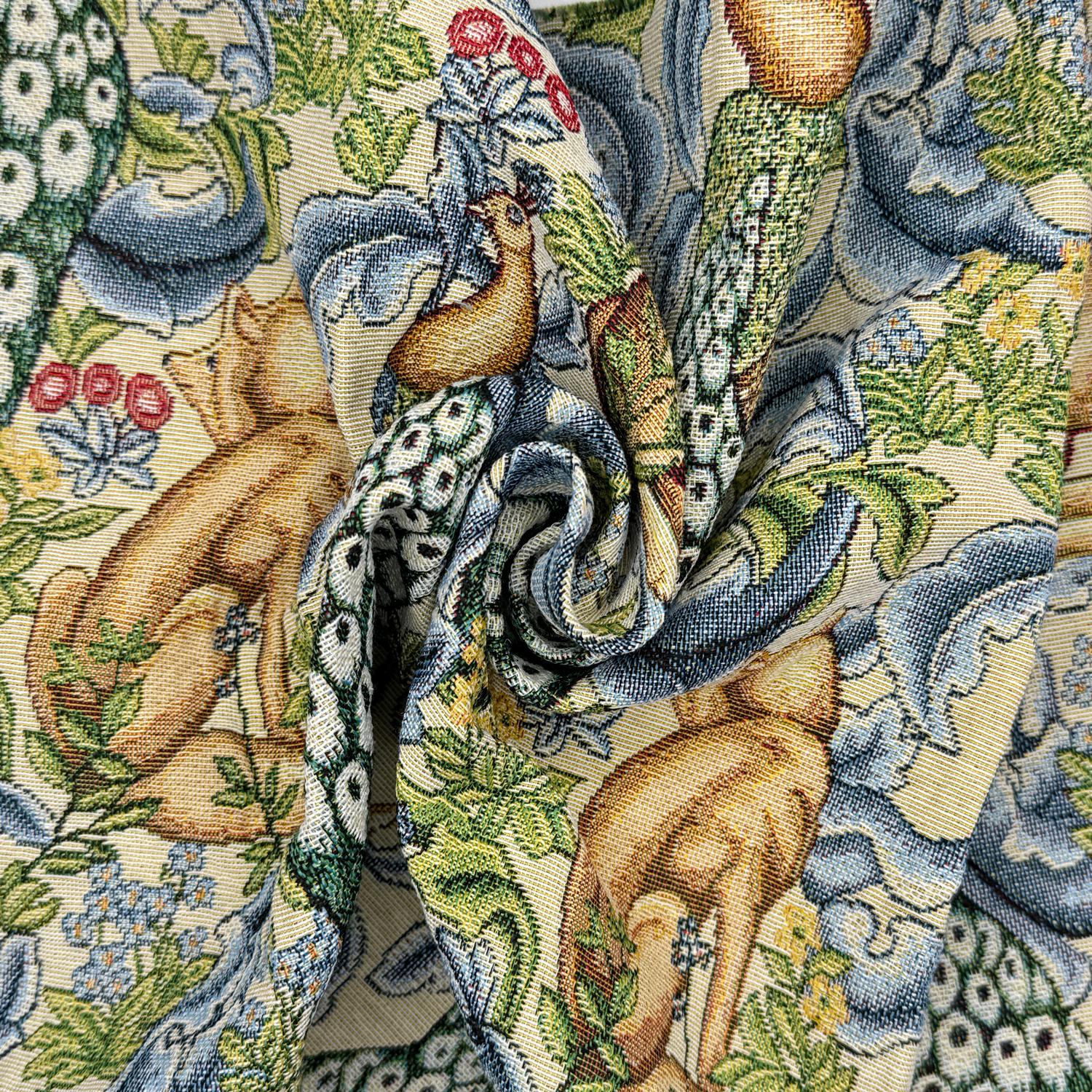 Forest Tapestry Fabric by William Morris NATURAL - Etsy