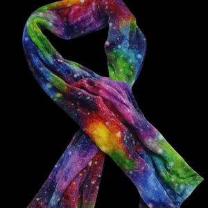 Galaxy Cuddle Fleece Scarf - Etsy