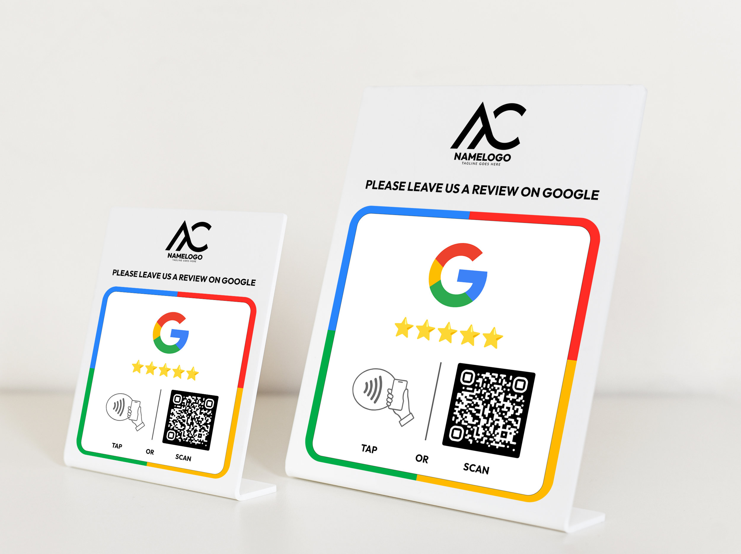 Google Review Plaque to Boost Your Online Presence, NFC Tap and Review ...
