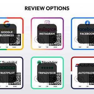 Custom Tripadvisor Sign With QR Code & NFC Tap | Personalized Review ...