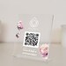 Acrylic Business QR Code Sign: Appointment Booking, Social Media ...