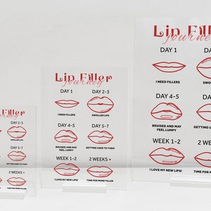 Lip Filler Injections Journey Sign Aesthetics Clinic, Spa, Salon Decor ...