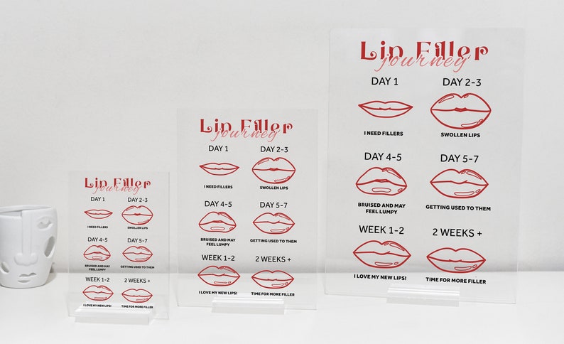 Lip Filler Injections Journey Sign Aesthetics Clinic Spa - Etsy