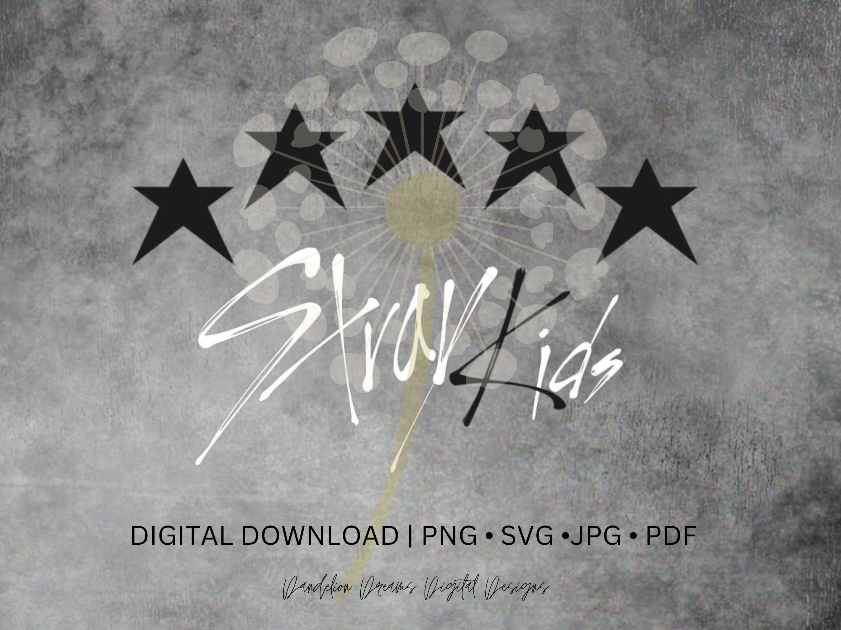 Stray Kids 5 Star Digital File Svg Png Jpg Pdf Skz Logo, Cricut Files ...