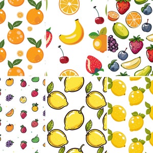 Fruit Illustration, Digital Download, PNG Files, Transparent ...