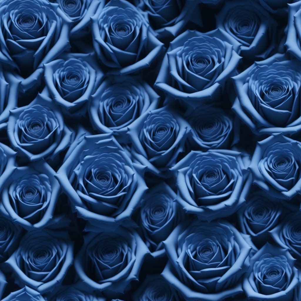 Abstract Blue Roses 11 Patterns Digital Paper seamless - Etsy