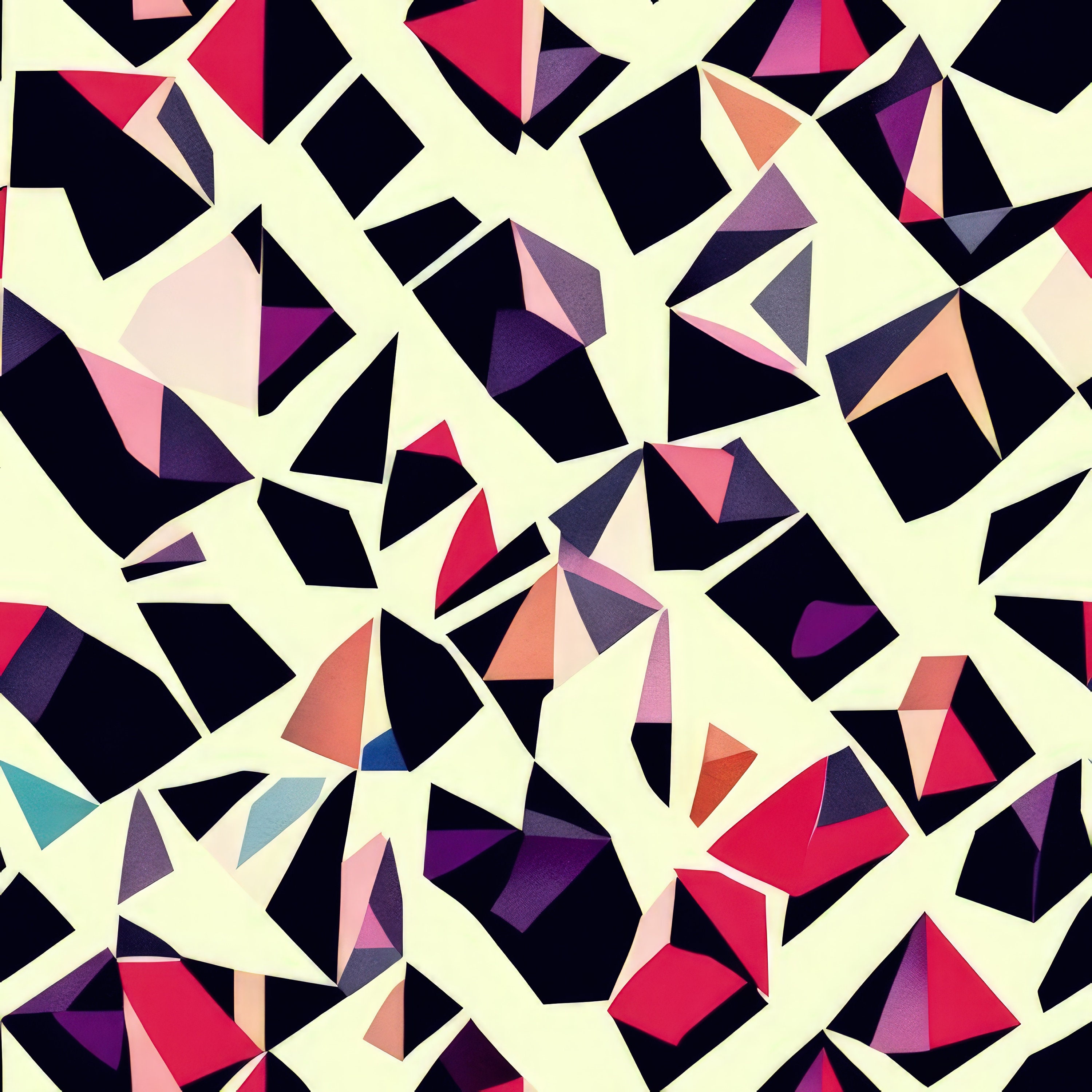 Abstract Shape Mashup Digital Paper 20 Designs seamless Pack 4 - Etsy