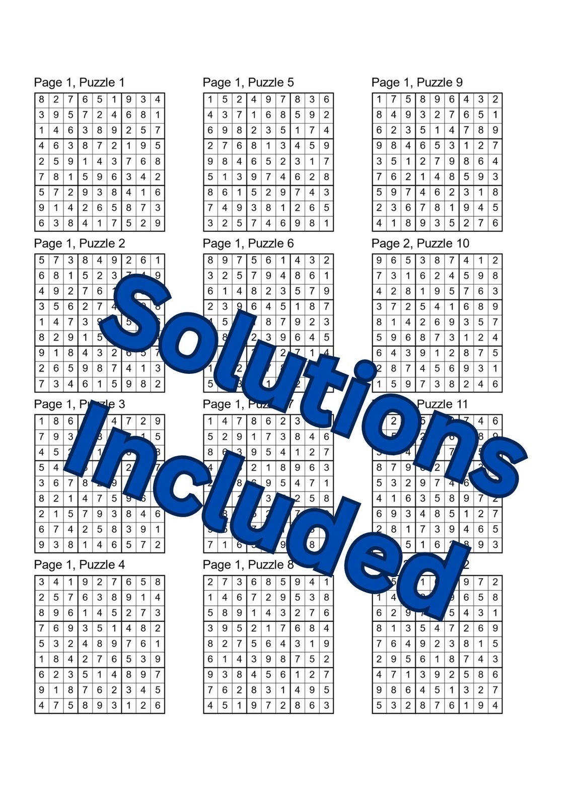 Sudoku Puzzles - Hard Level Collection - Volume 1 | 600+ Printable Hard ...
