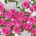 Pink Roses - 12 Pattern Digital Download (seamless) - Etsy