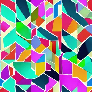 Abstract Shape Mashup - Digital Paper 20 Designs (seamless) Pack 4 - Etsy