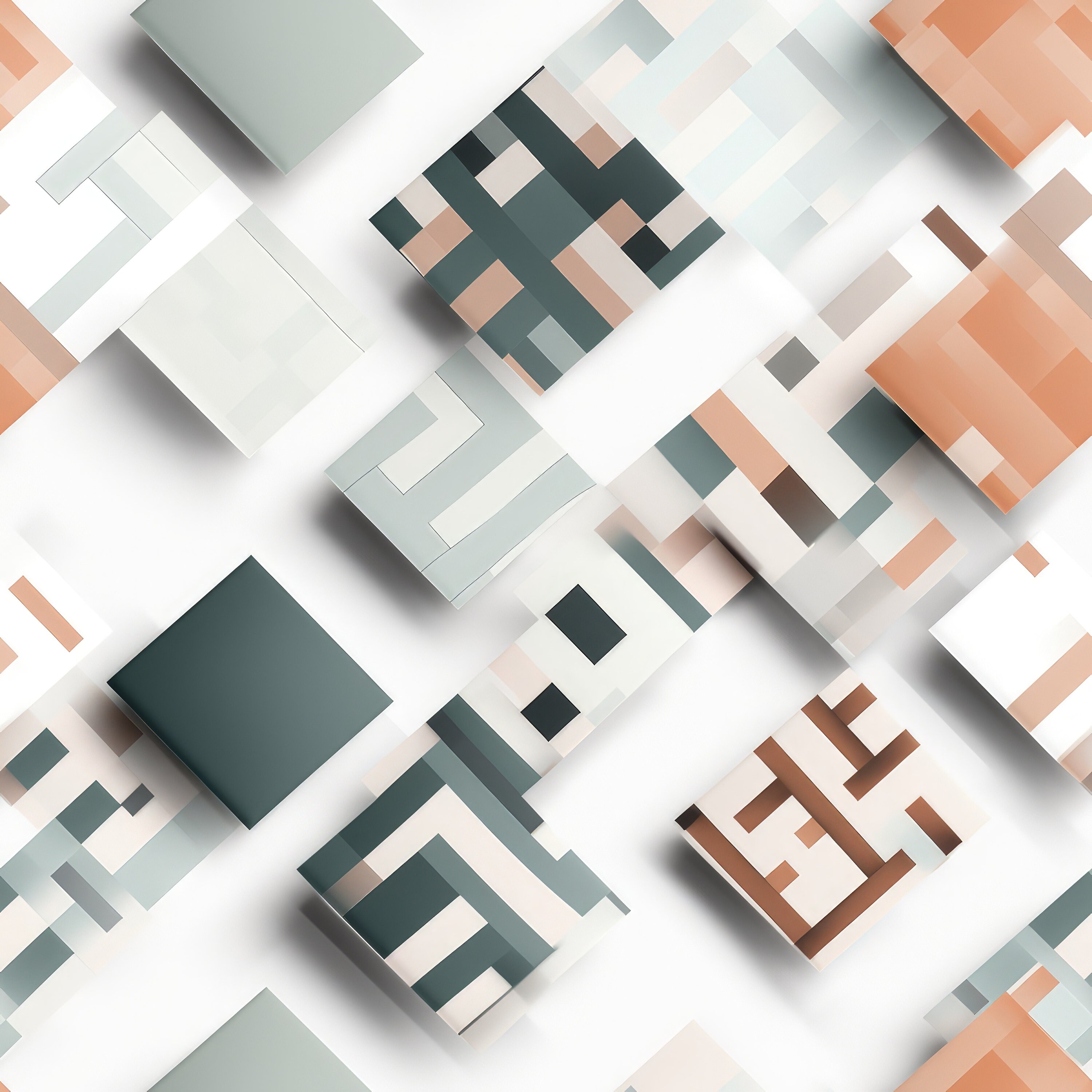 Geometric Shapes Backgrounds, Illustration - 20 Patterns, Seamless - Etsy