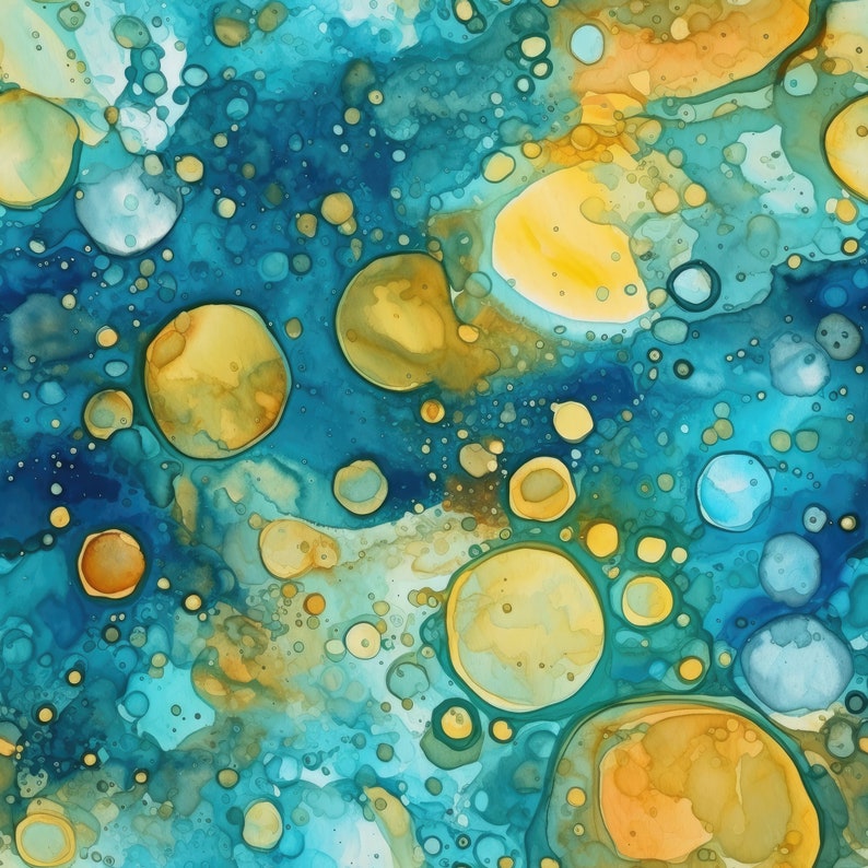 Abstract Oil and Water Mix, 20 Patterns, Seamless - Etsy