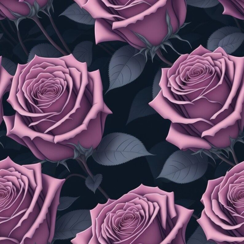 Abstract Pink Roses - 16 Patterns Digital Paper (seamless) - Etsy