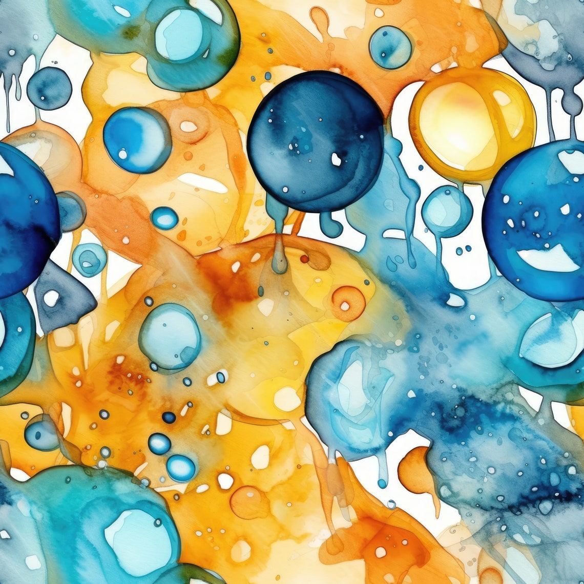 Abstract Oil and Water Mix, 20 Patterns, Seamless - Etsy