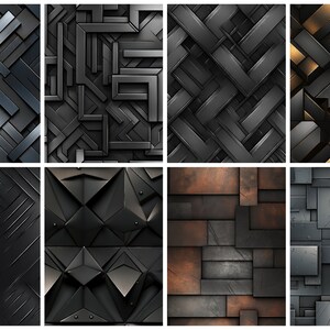 Grunge Metal Pattern, Digital Paper 40 Designs - Etsy