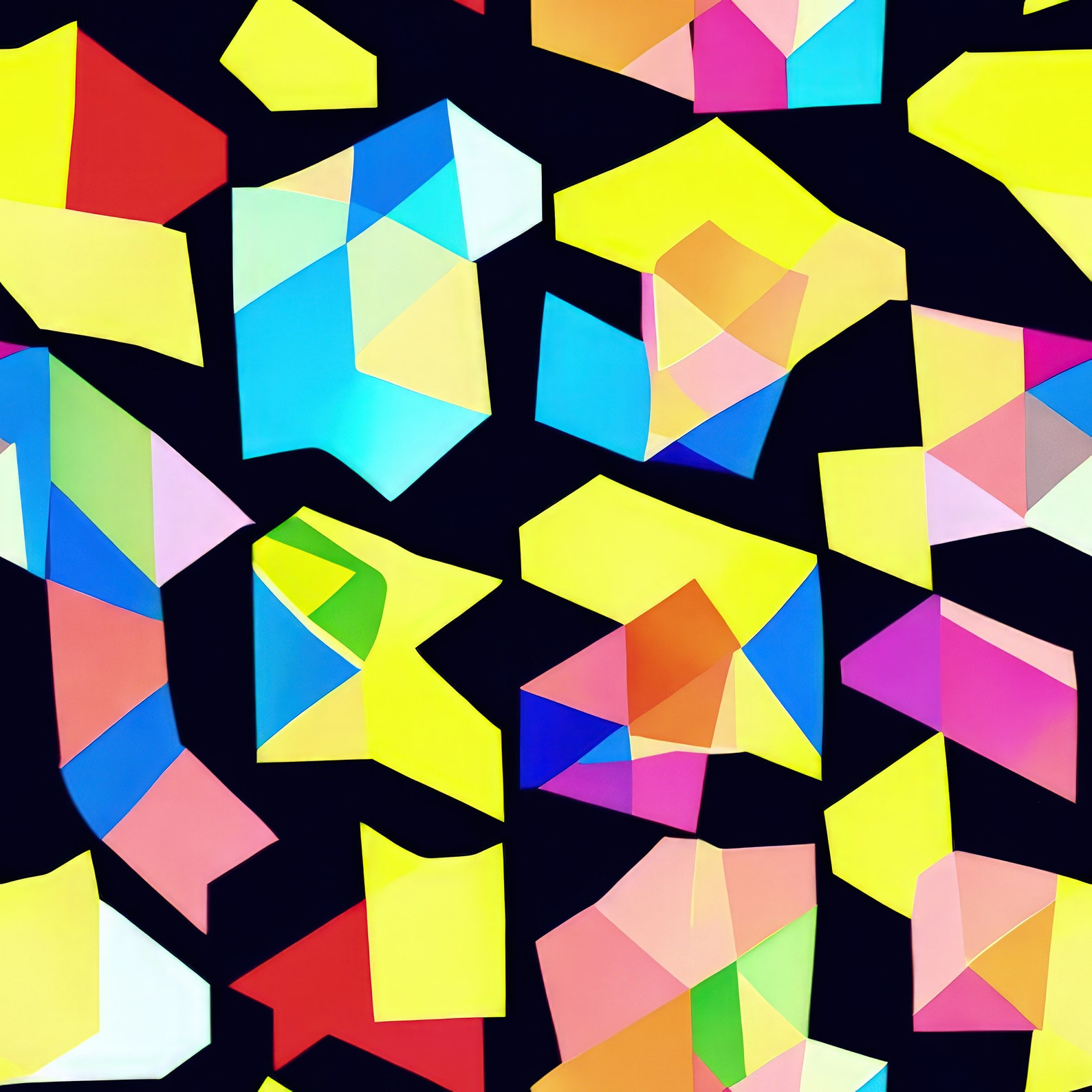 Abstract Shape Mashup Digital Paper 20 Designs seamless Pack 4 - Etsy