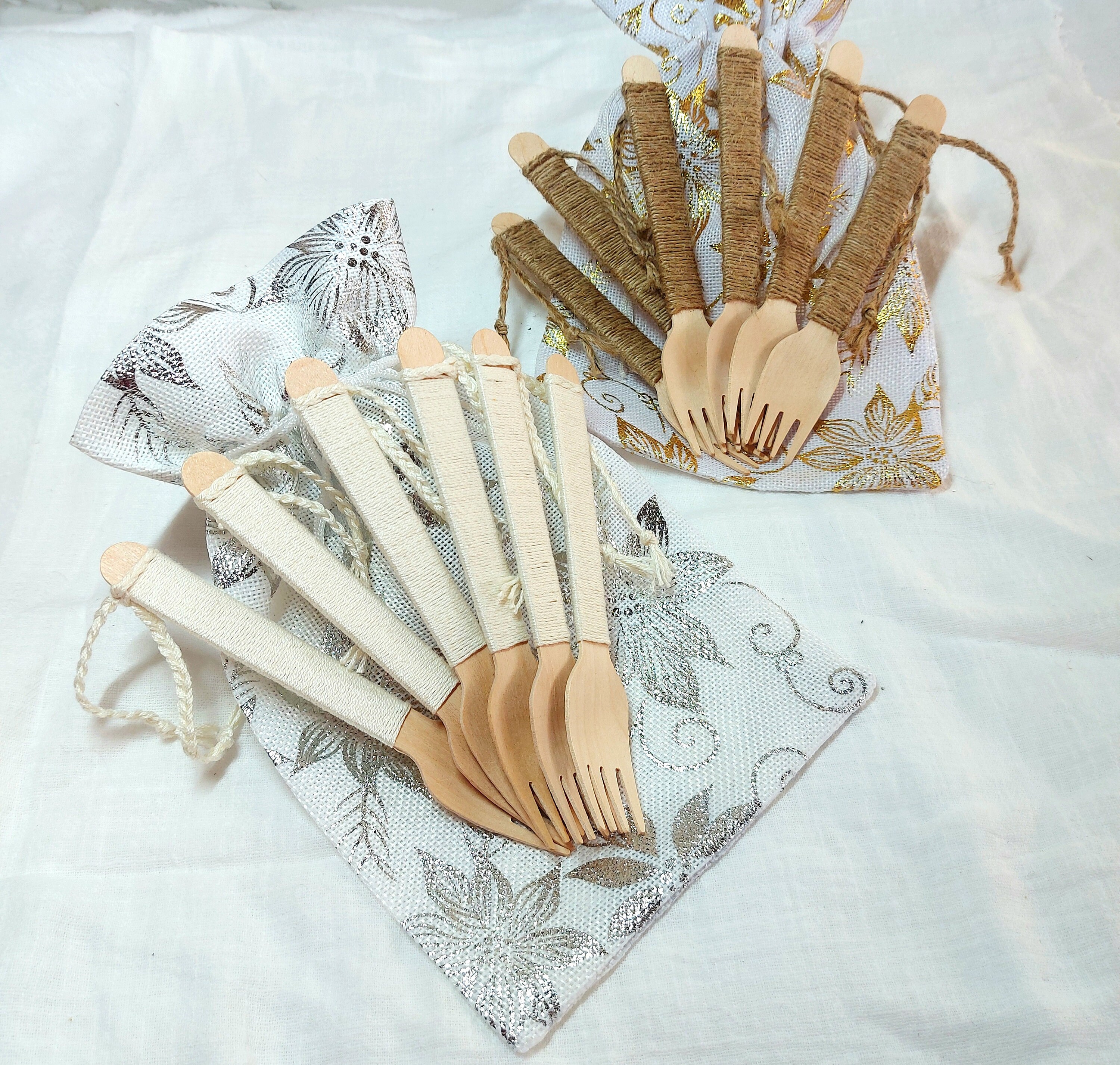 Wooden Forks, Created With Know-how 2 to 6 Dressed Forks, Tableware ...