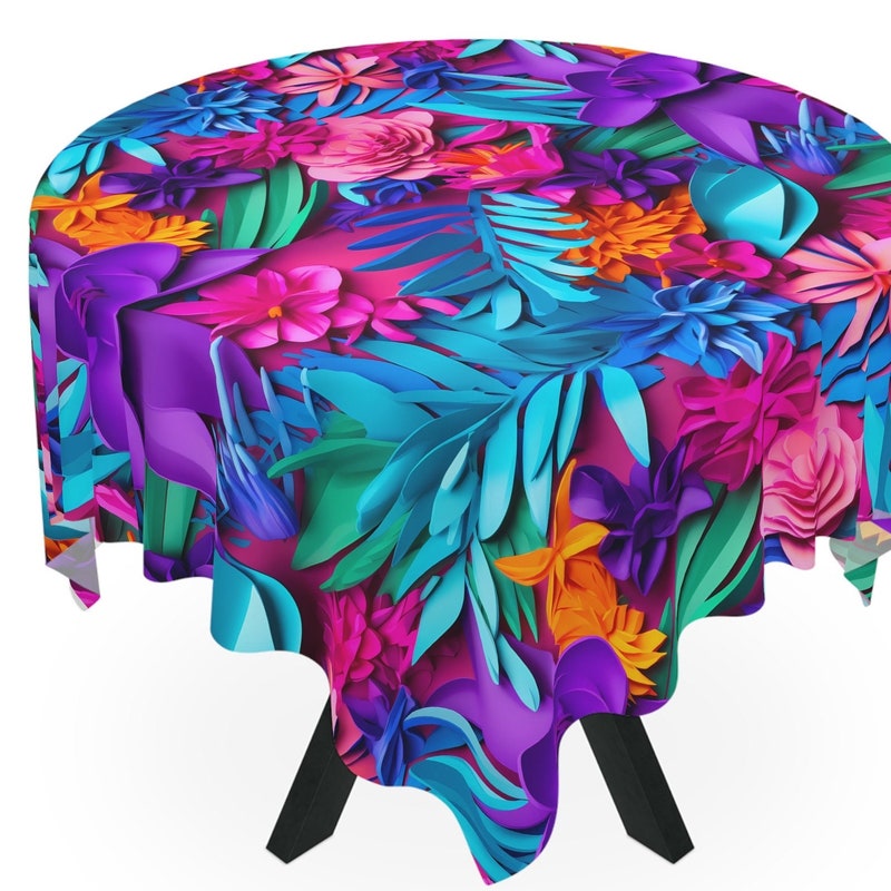 Tropical Tablecloth - Etsy