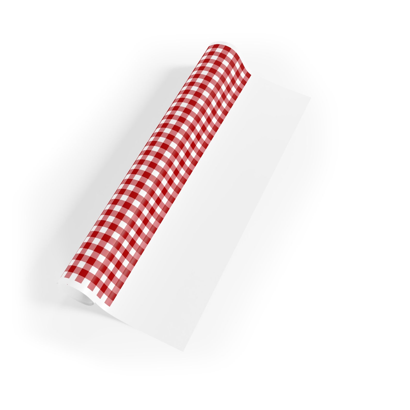 Red Gift Wrap, Red & White Checked Wrapping Paper Roll. Choice of 28 ...