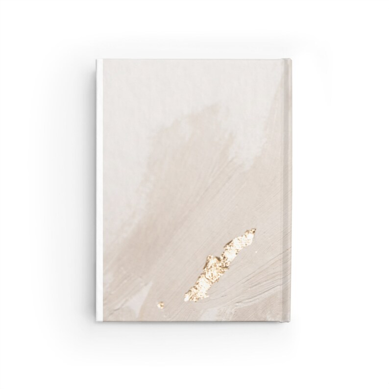 Cream and Gold Tone Lined Journal Ruled Line - Etsy