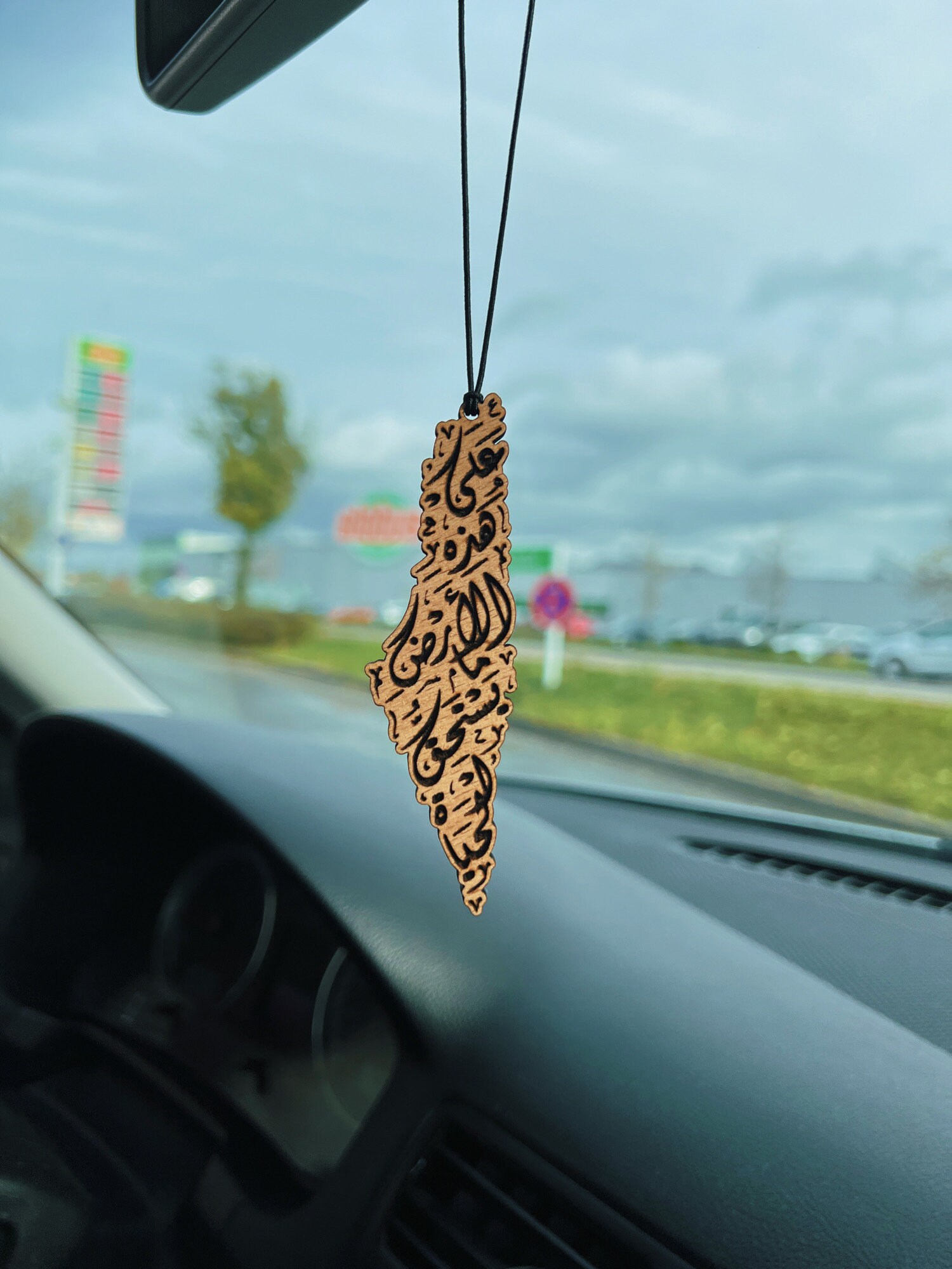 Palestine Scented Tree Palestine Mirror Pendant Free Palestine - Etsy