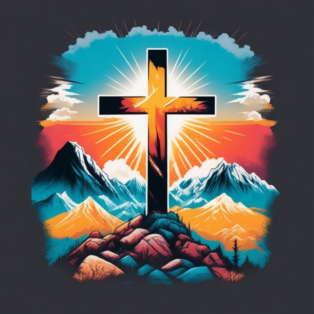 Christian Graffiti Cross