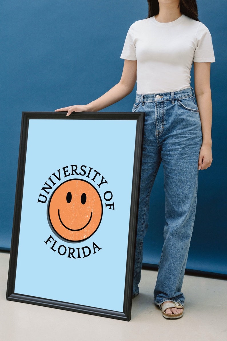 University of Florida Set of 4 College Prints, College Wall Art, Dorm ...