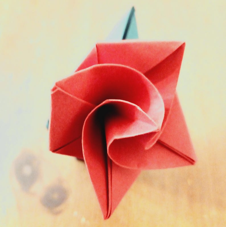 Origami Flowers - 4 Types - Etsy