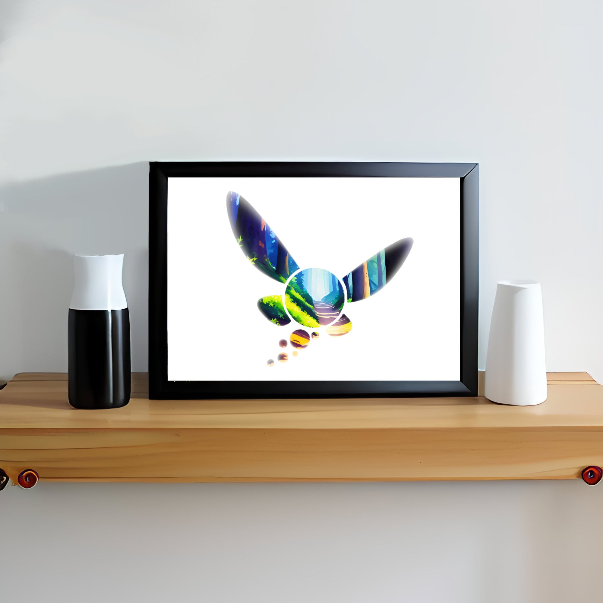 Video Game Fairy Art Print Digital Download, Hey Listen Fairy Art Nerdy ...