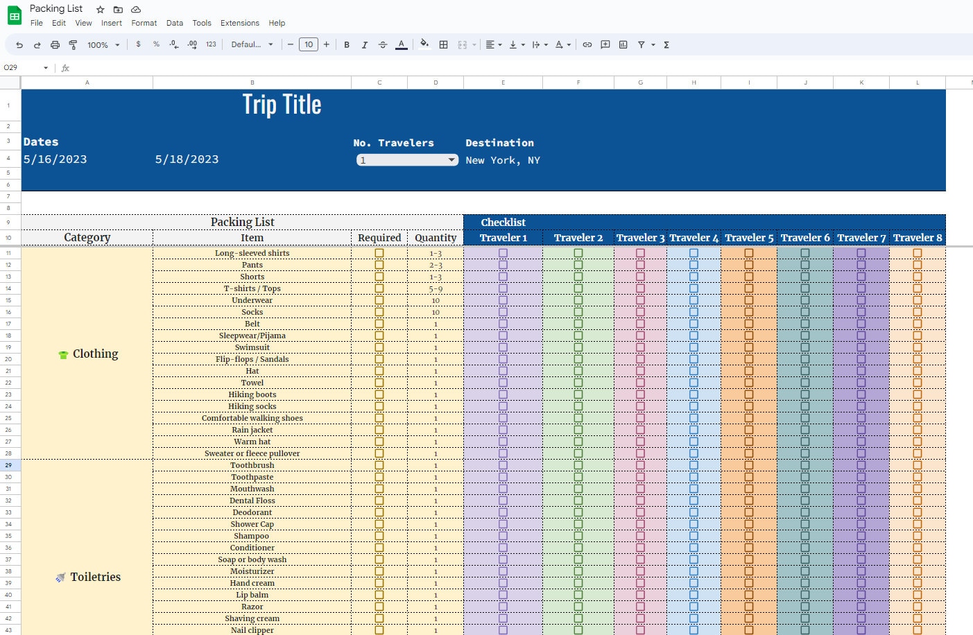 Editable Packing List: Simplify Your Packing With Our Ultimate Digital ...