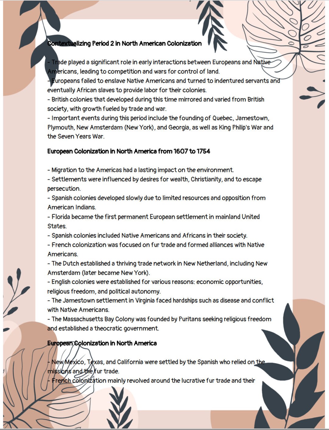 Personalized Textbook Study Guides, Customized Textbook Notes 1-30 ...