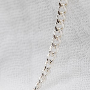 Large Sterling Silver Curb Chain 2.25 X 3.09mm - Etsy