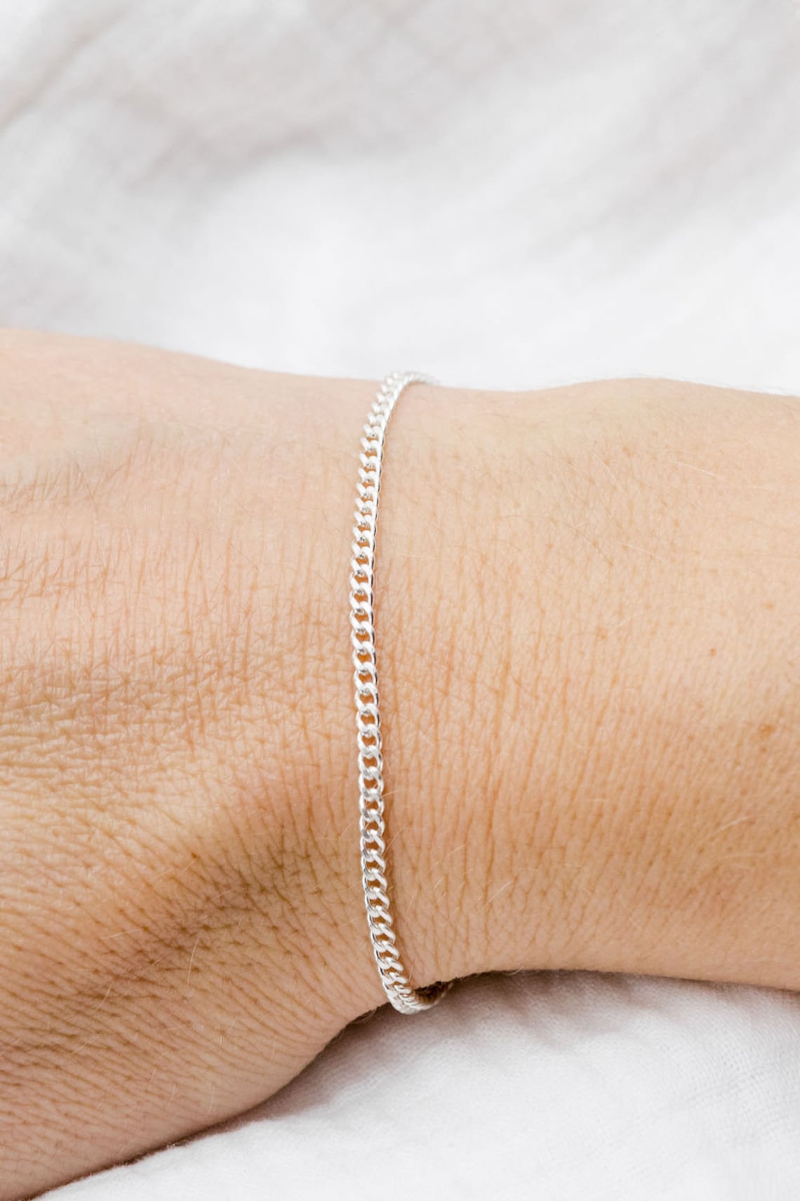 Large Sterling Silver Curb Chain 2.25 X 3.09mm - Etsy