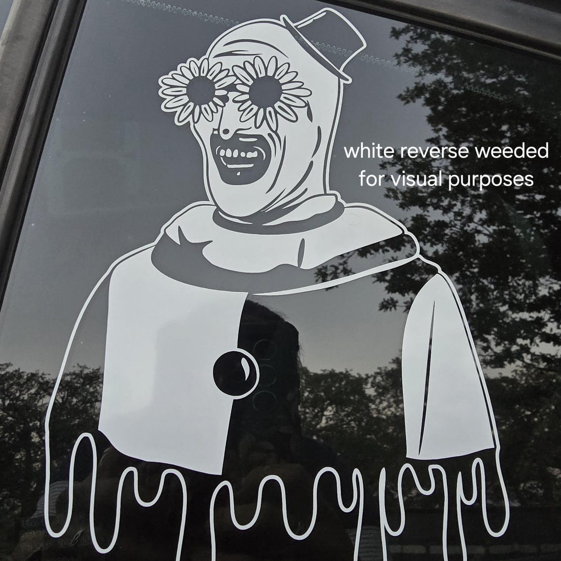 Art the Clown Sticker Decal terrifier - Etsy UK