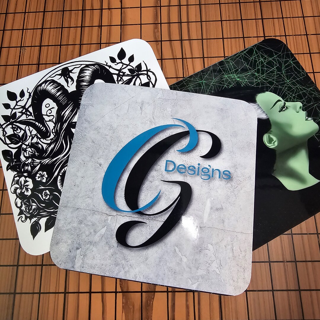 Waterproof Custom Square Logo Stickers - Etsy