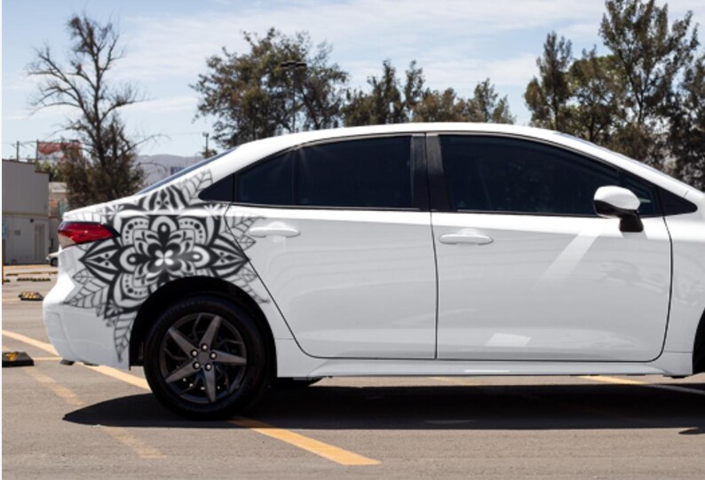24" Mandala Car Tattoo Vinyl Sticker - Etsy