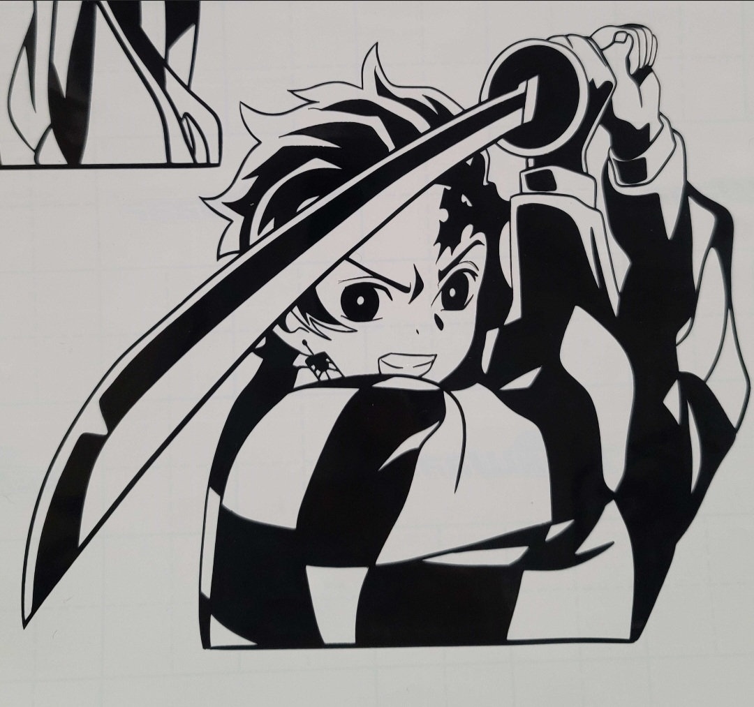 Tanjiro Demon Slayer Sticker - Etsy