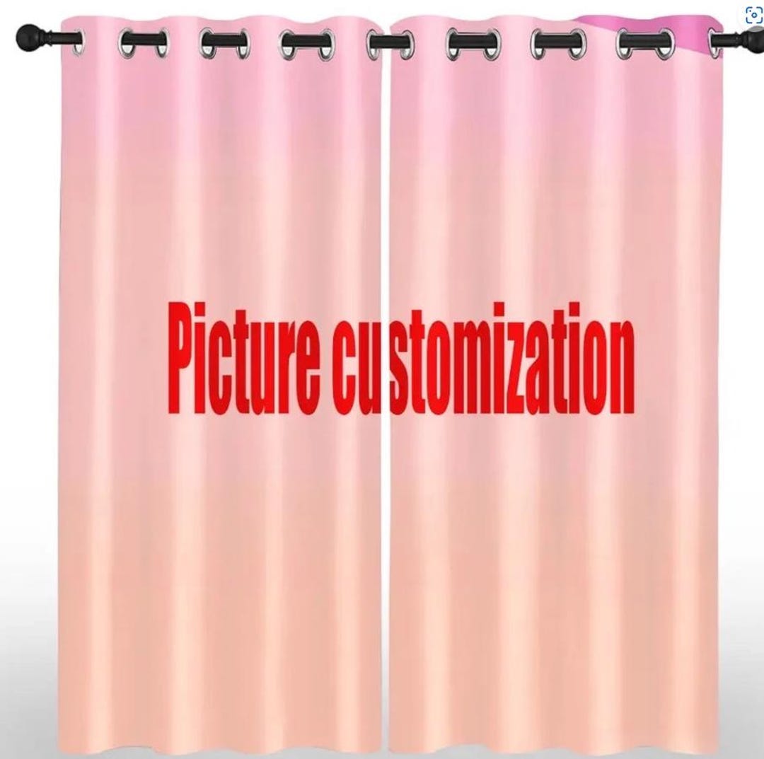 Custom Image Curtain | Personalized Curtain - Etsy