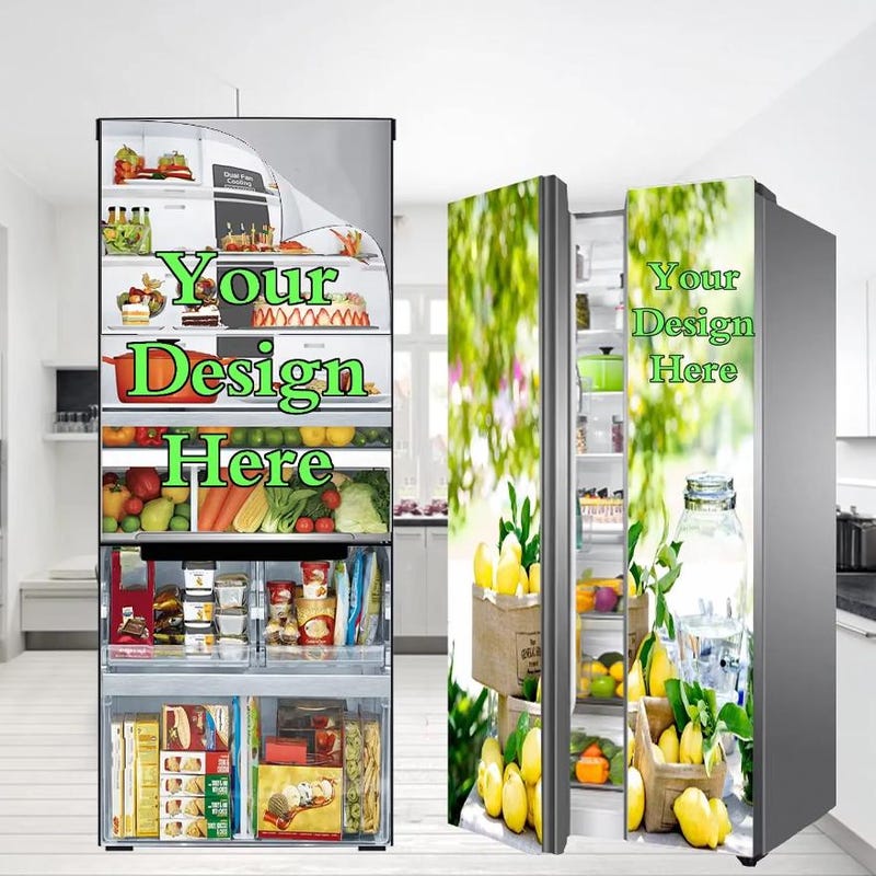 Refrigerator Wrap Vinyl - Etsy