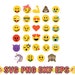 Emoji Svg Packet, Emoji Png Files, Emoji Clipart, Emojis Svg Bundle ...