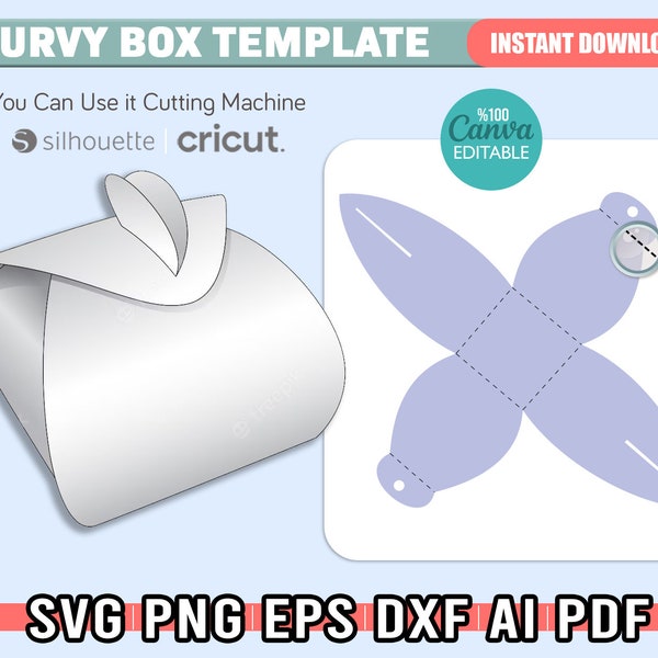 Curvy Keepsake Box - Etsy