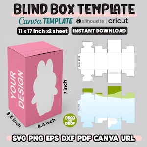 Printable Blind Box Template Labubu - Etsy