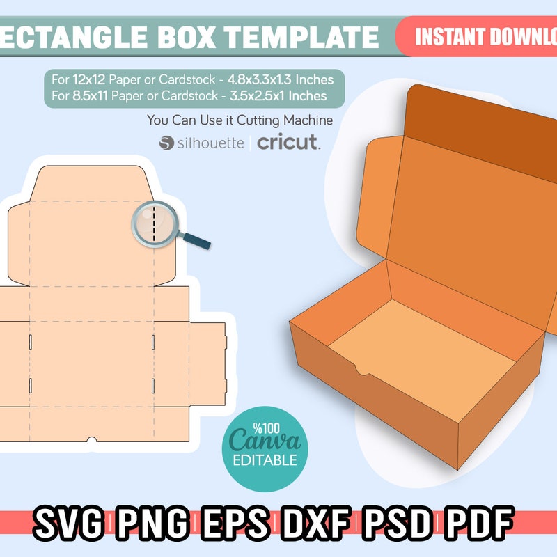 Rectangular Box - Etsy