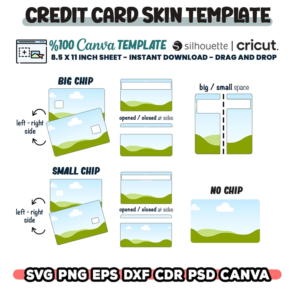 Credit Card Skin Template, Debit Card Skins, Card Sticker Template ...