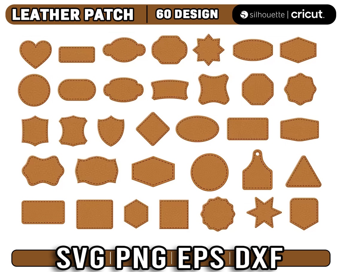 Leather Patch Svg, Leather Patch Png Files, Leather Hat Patch Svg ...