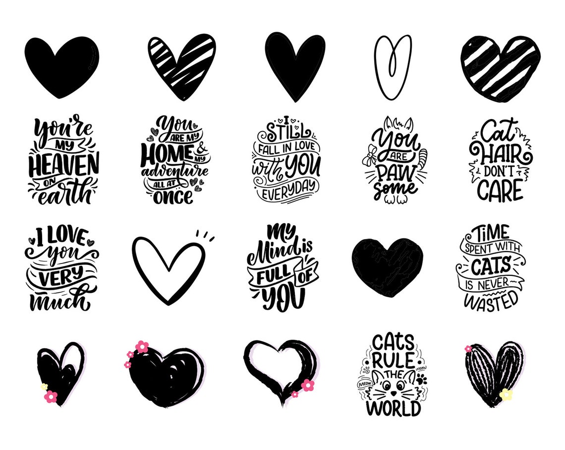 500+ Love Svg Bundle, Hearth Svg, Valentines SVG, Love Quote, Love ...