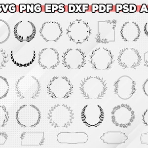 Decorative Elements SVG Bundle, Dividers Borders Svg, Text Divider Svg ...