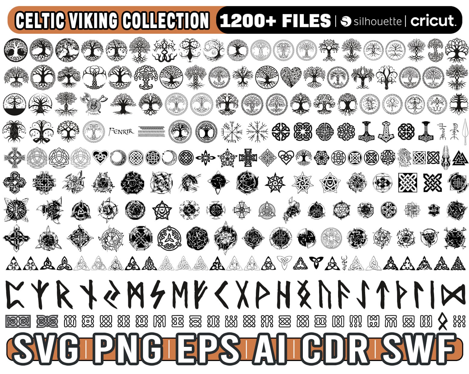 Viking / Celtic SVG Bundle Celtic Knot Svg Celtic Tree of - Etsy